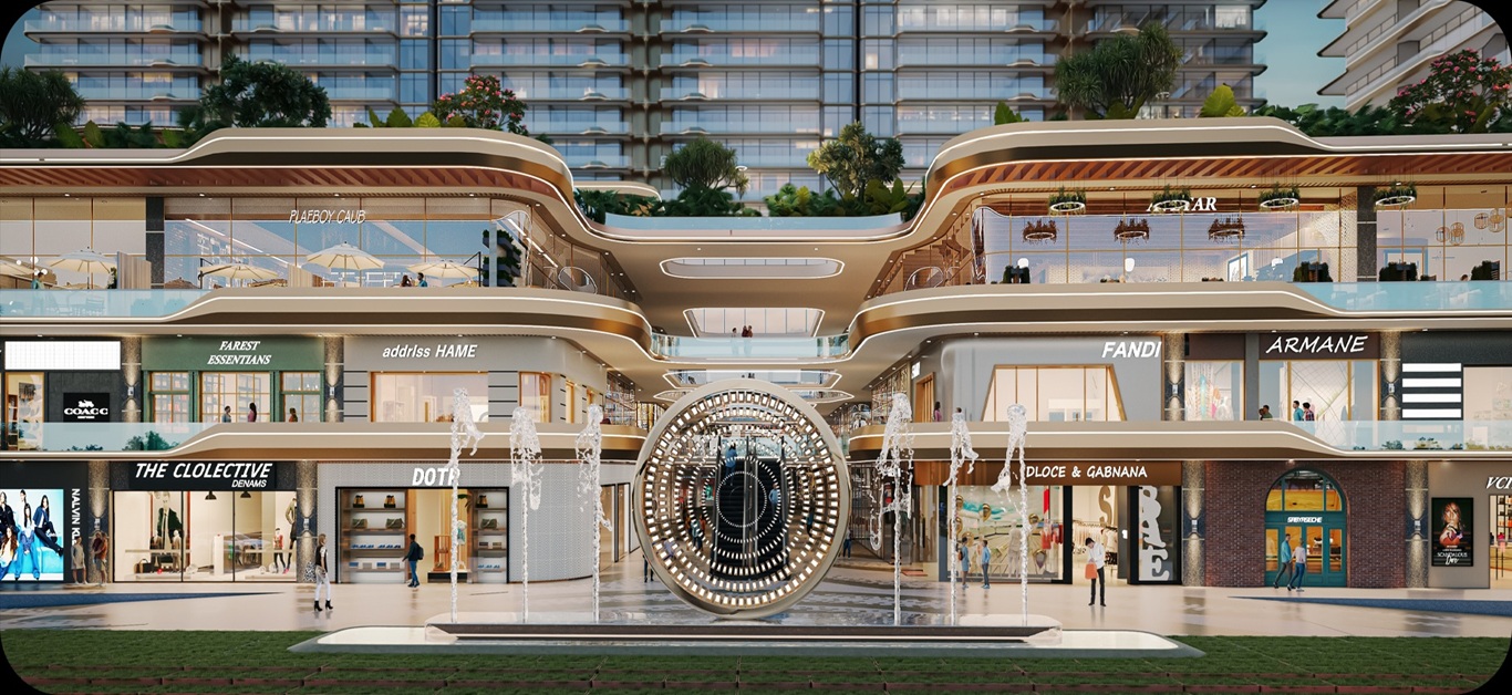 Smart World LE Courtyard - Retail Shops In Sector 98 Noida